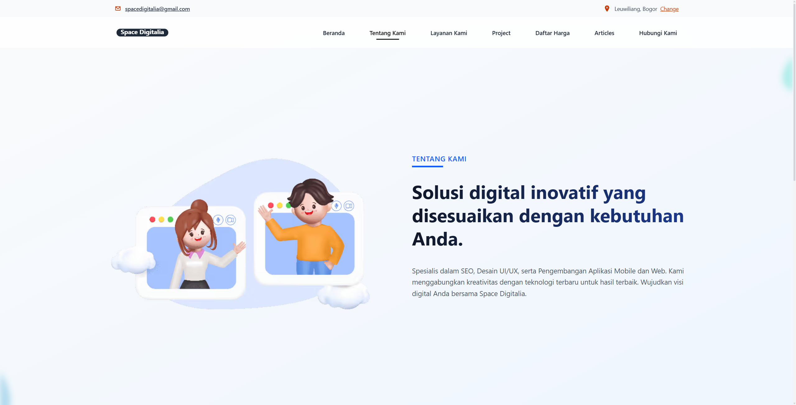 Tentang Kami — Space Digitalia